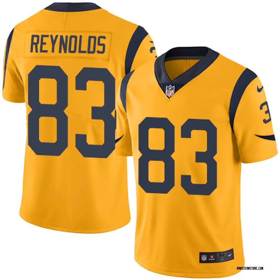 Nike Josh Reynolds Los Angeles Rams Men's Limited Gold Color Rush Jersey