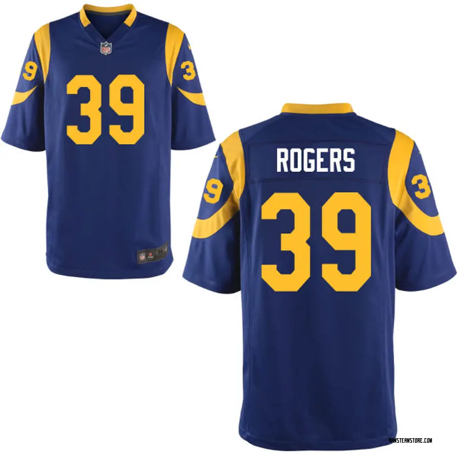 Nike Sam Rogers Los Angeles Rams Men's Game Throwback Jersey